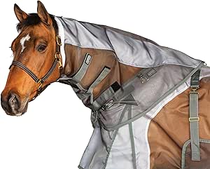 Amazon.com: Mosquito Mesh Fly Neck Cover | Size Large | Color Gray ...