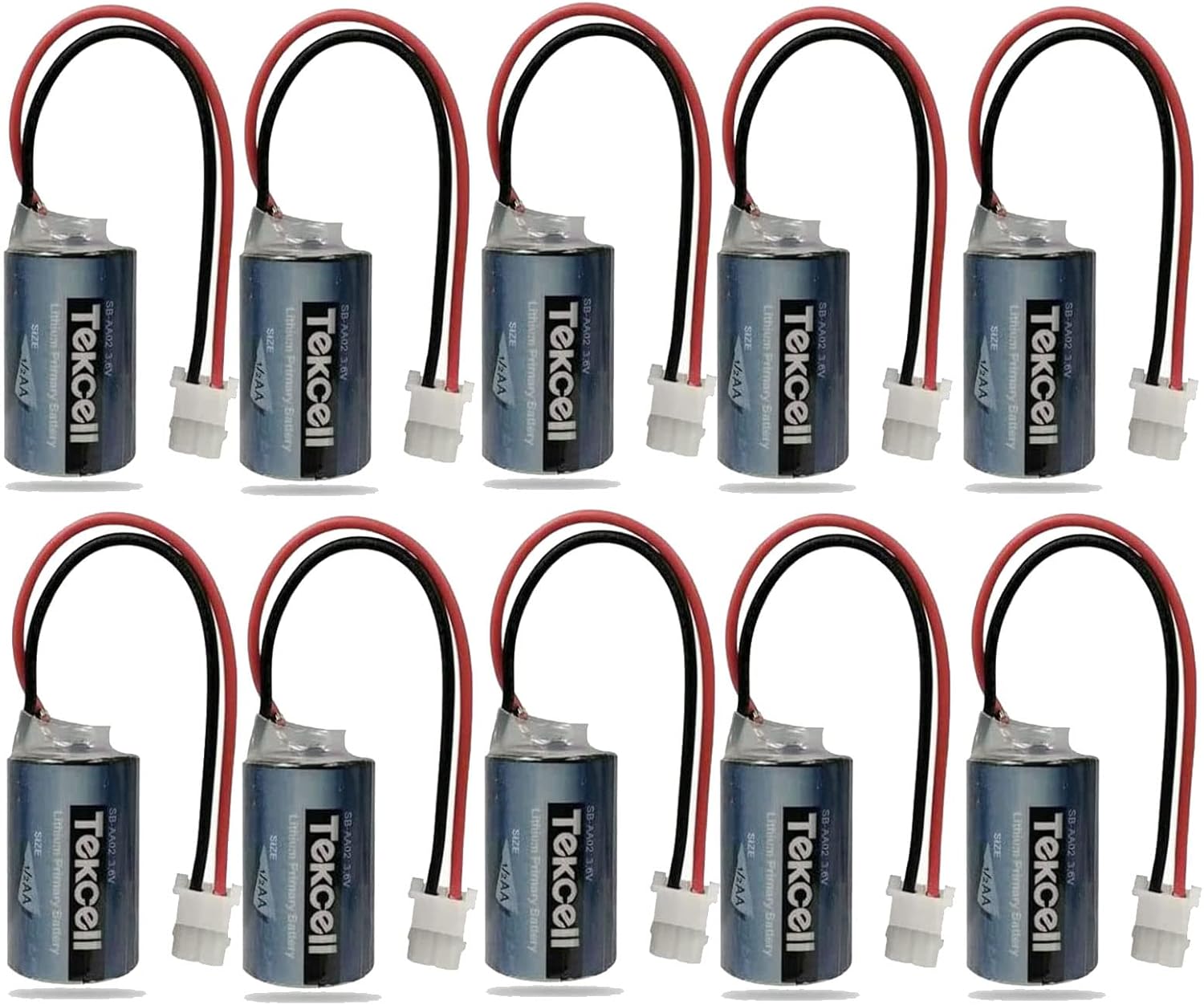 Amazon.com: EVA （10-Pack 3.6V 1200mAh SB-AA02 Lithium Batteries for ...