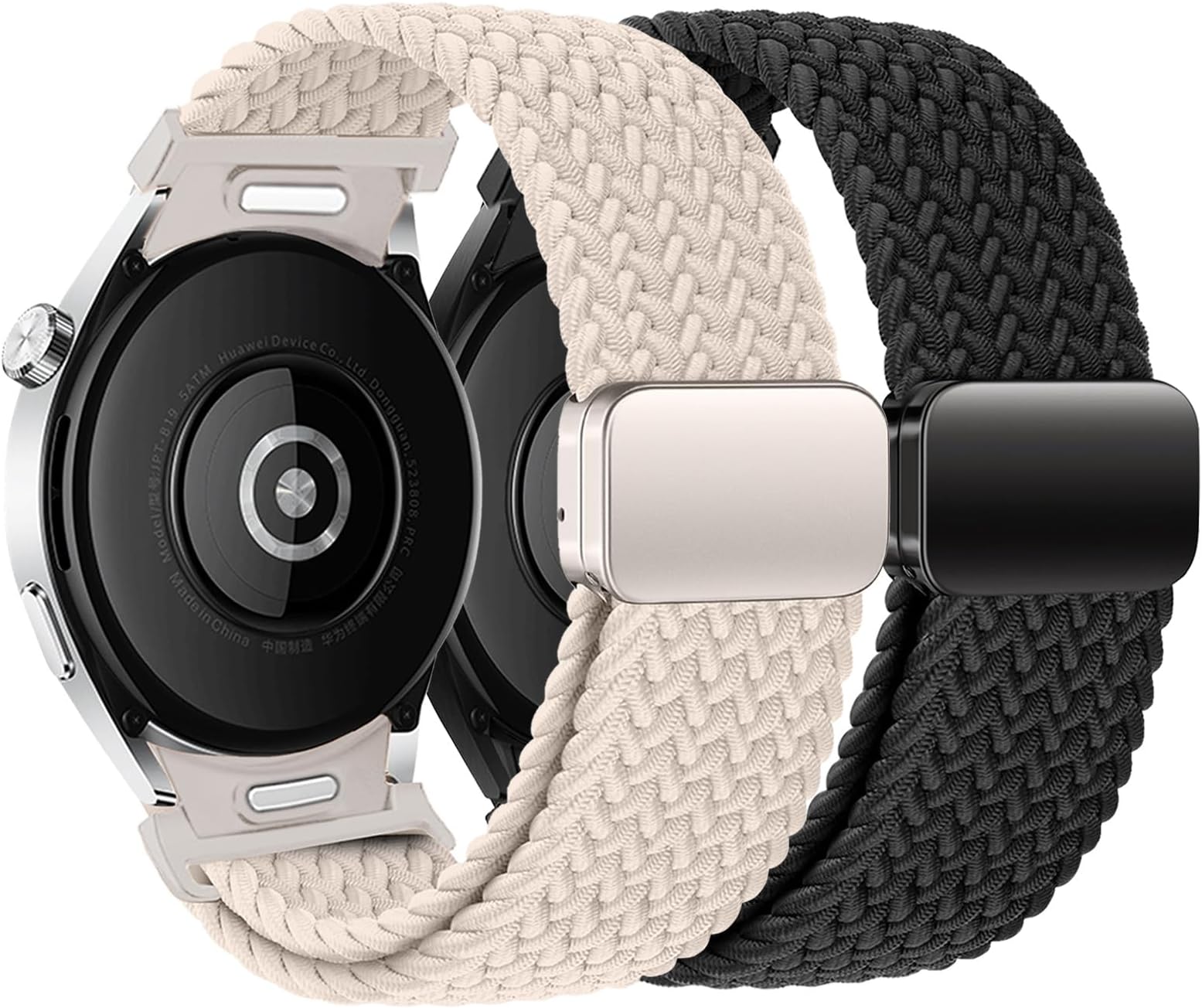 Amazon.com: One Click Galaxy Watch 7 Band,Magnetic Nylon Band for ...