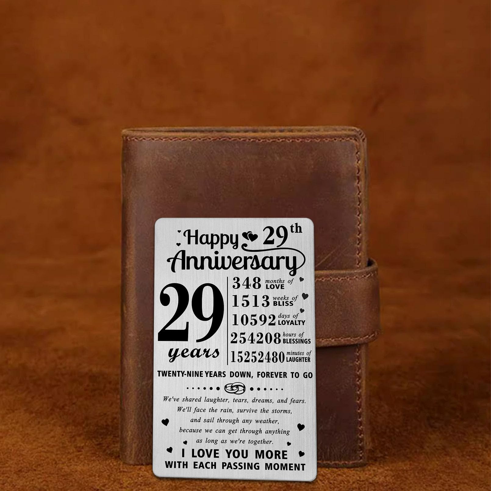 Richesele 29 Year Wedding Anniversary Card – 29th Wedding Anniversary ...