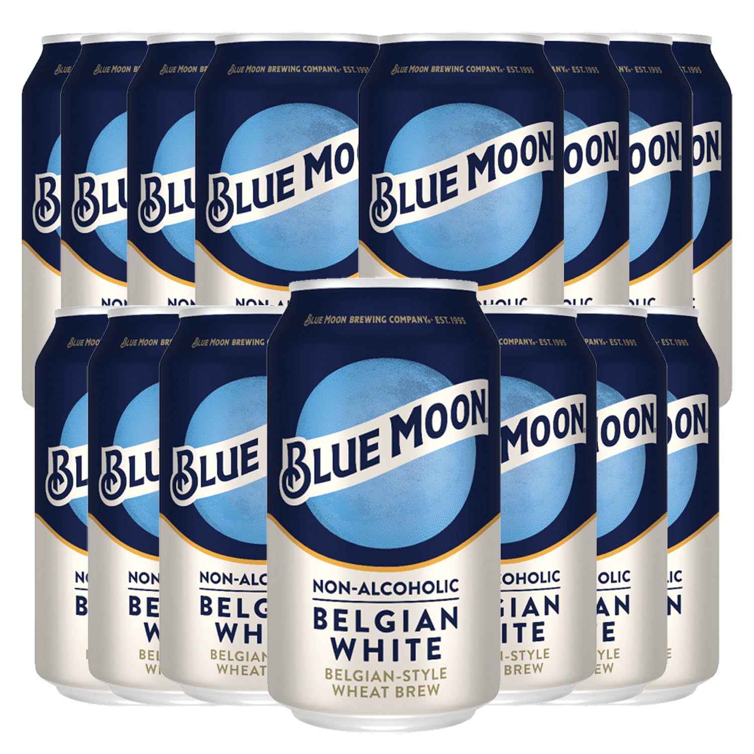 Snapklik.com : Blue Moon Non-Alcoholic 15 Pack Belgian Style Wheat Beer ...