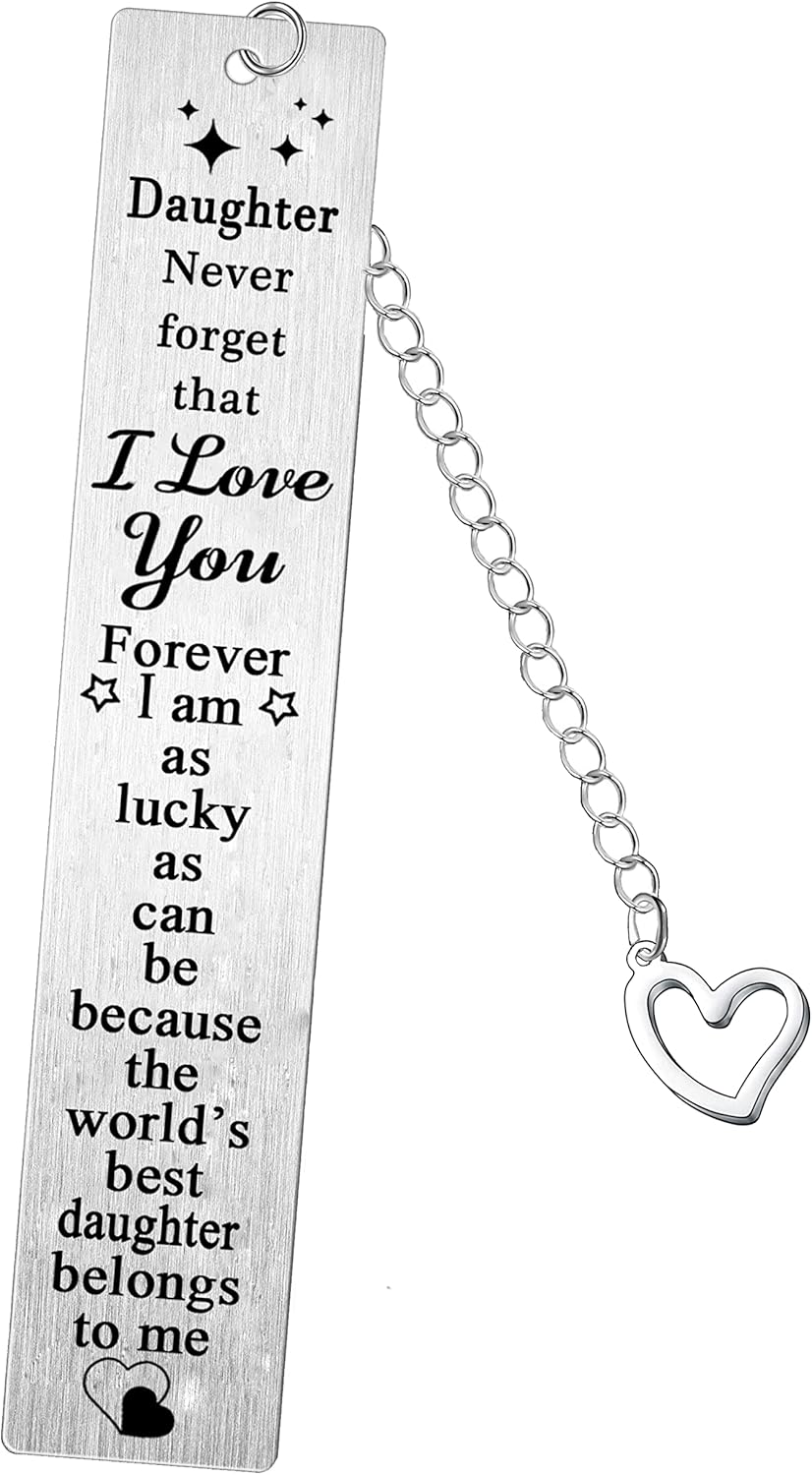 Amazon.com: Daughter Metal Bookmarks Daughter Birthday Christmas ...