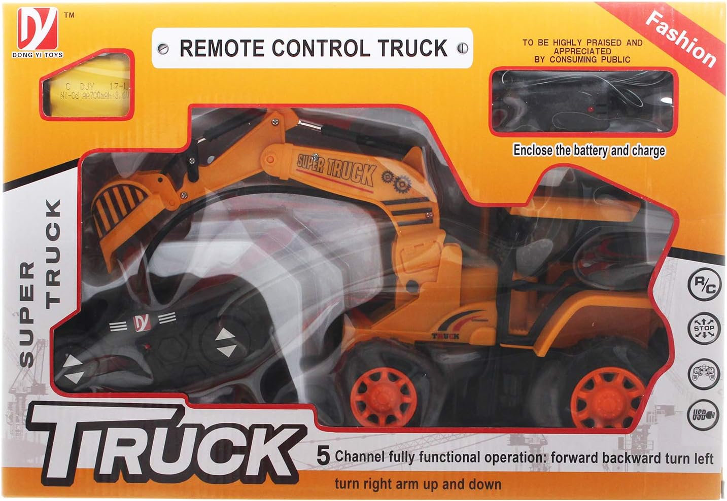 Dong Yi Toys Truck With Remote For Kids - BOYS, Multi Color : Buy ...