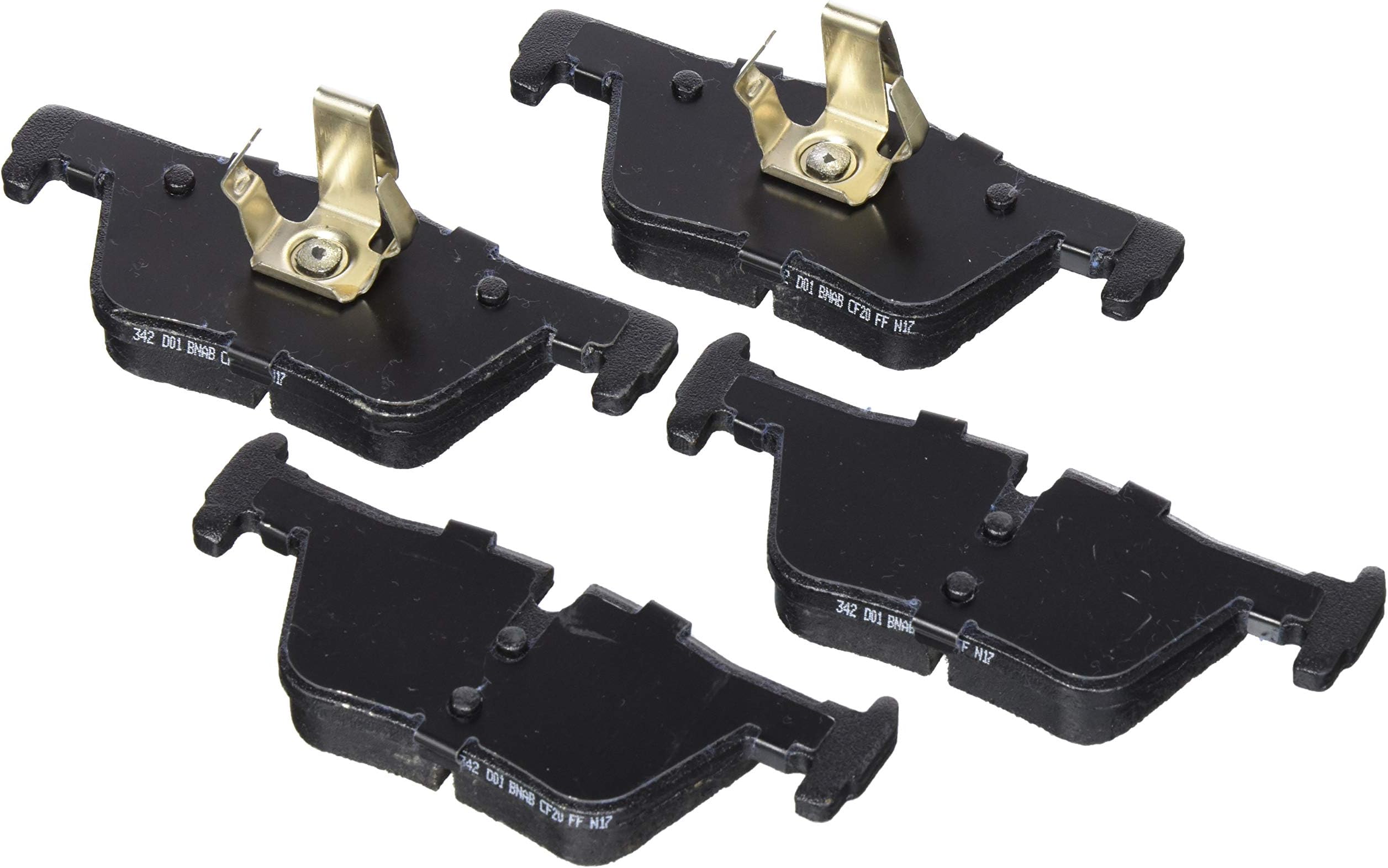 Amazon.com: BOSCH BC1260C QuietCast Premium Ceramic Disc Brake Pad Set ...