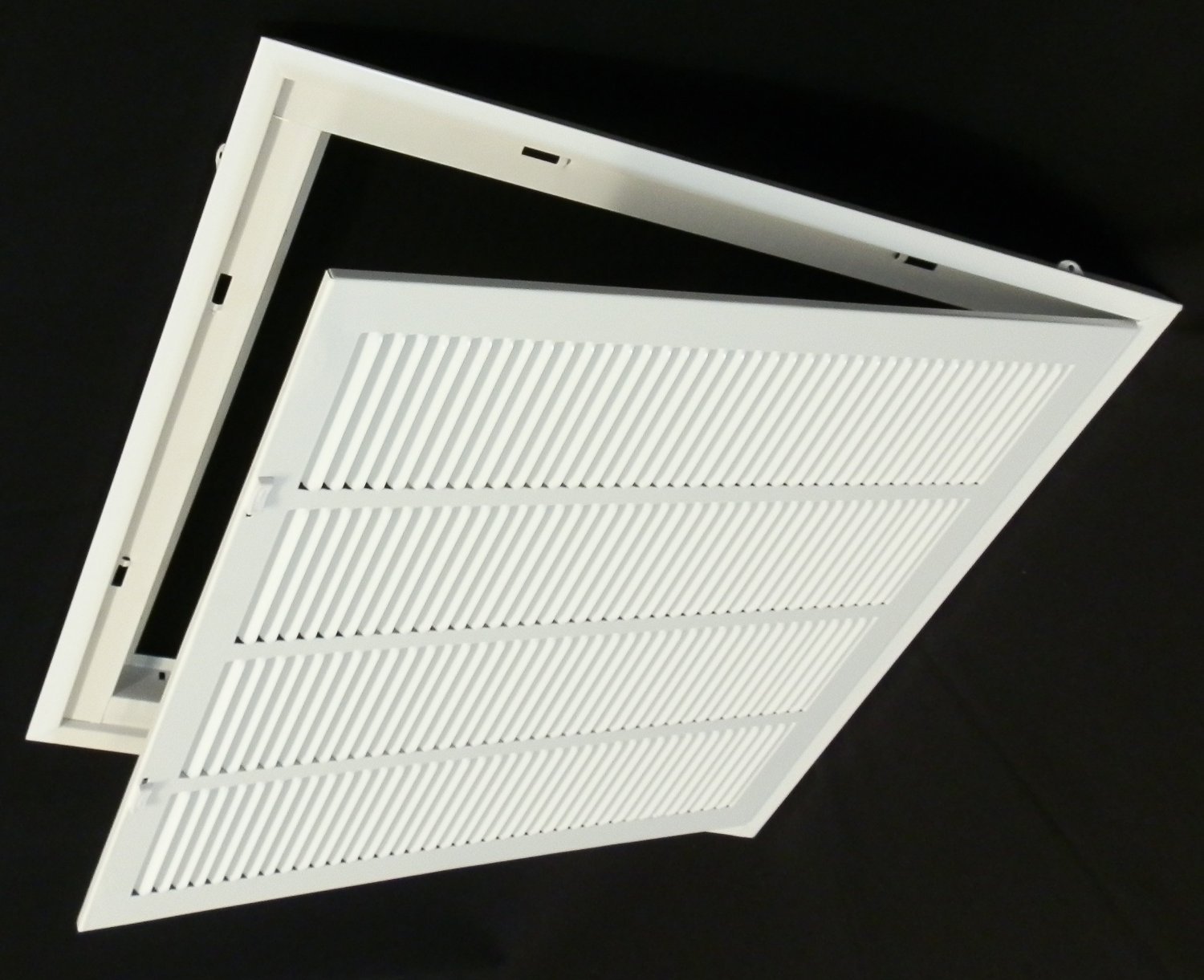24" X 24 Steel Return Air Filter Grille for 1" Filter - Easy Plastic ...