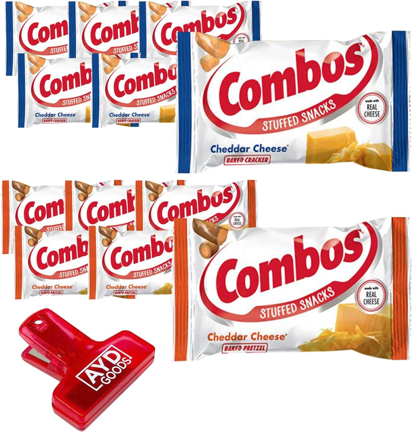 Amazon.com: Combos Cheddar Cheese 12 Count Variety Pack Classic Baked ...