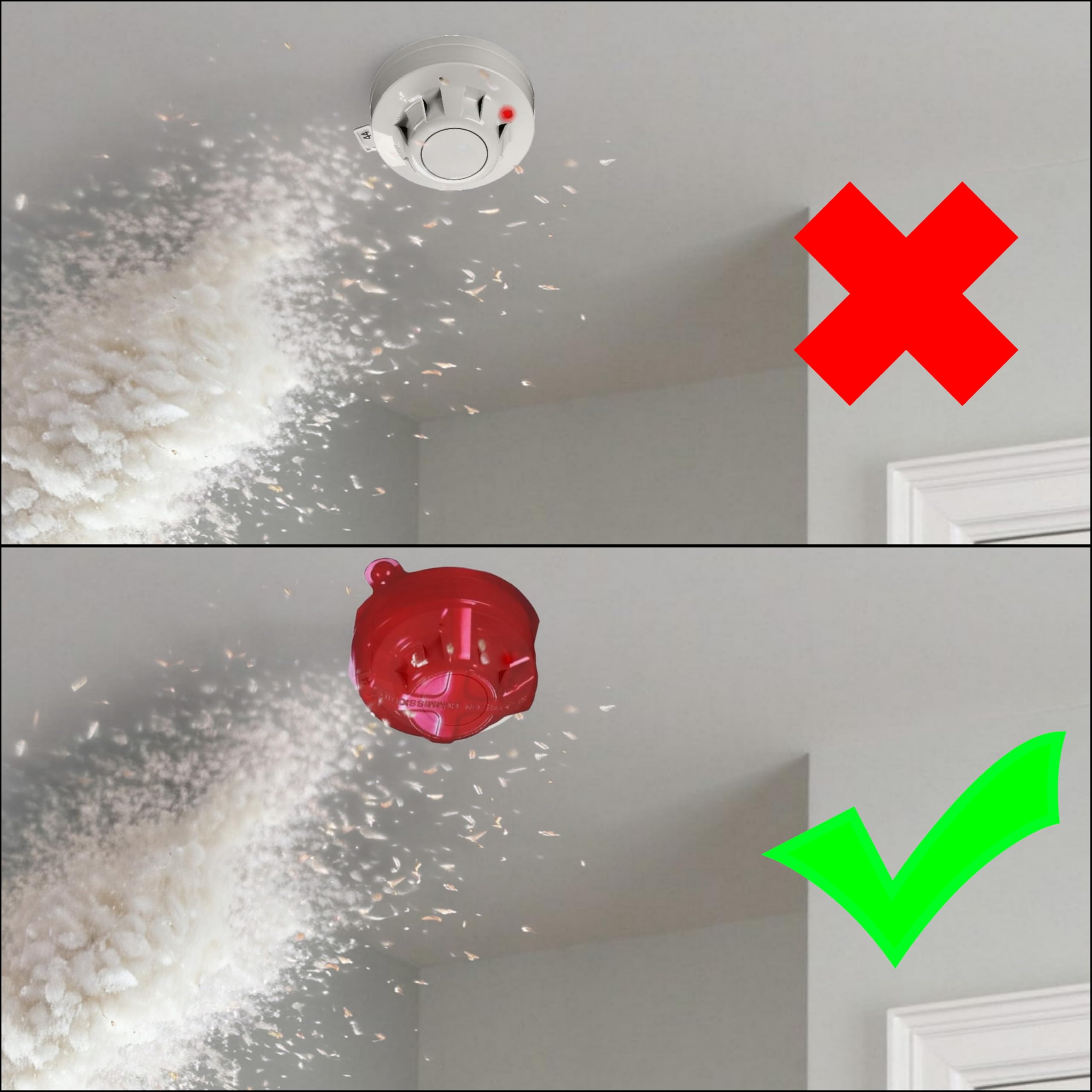 5 x Apollo Smoke Heat Detector Dust Cap Covers 39213-015APO – BigaMart