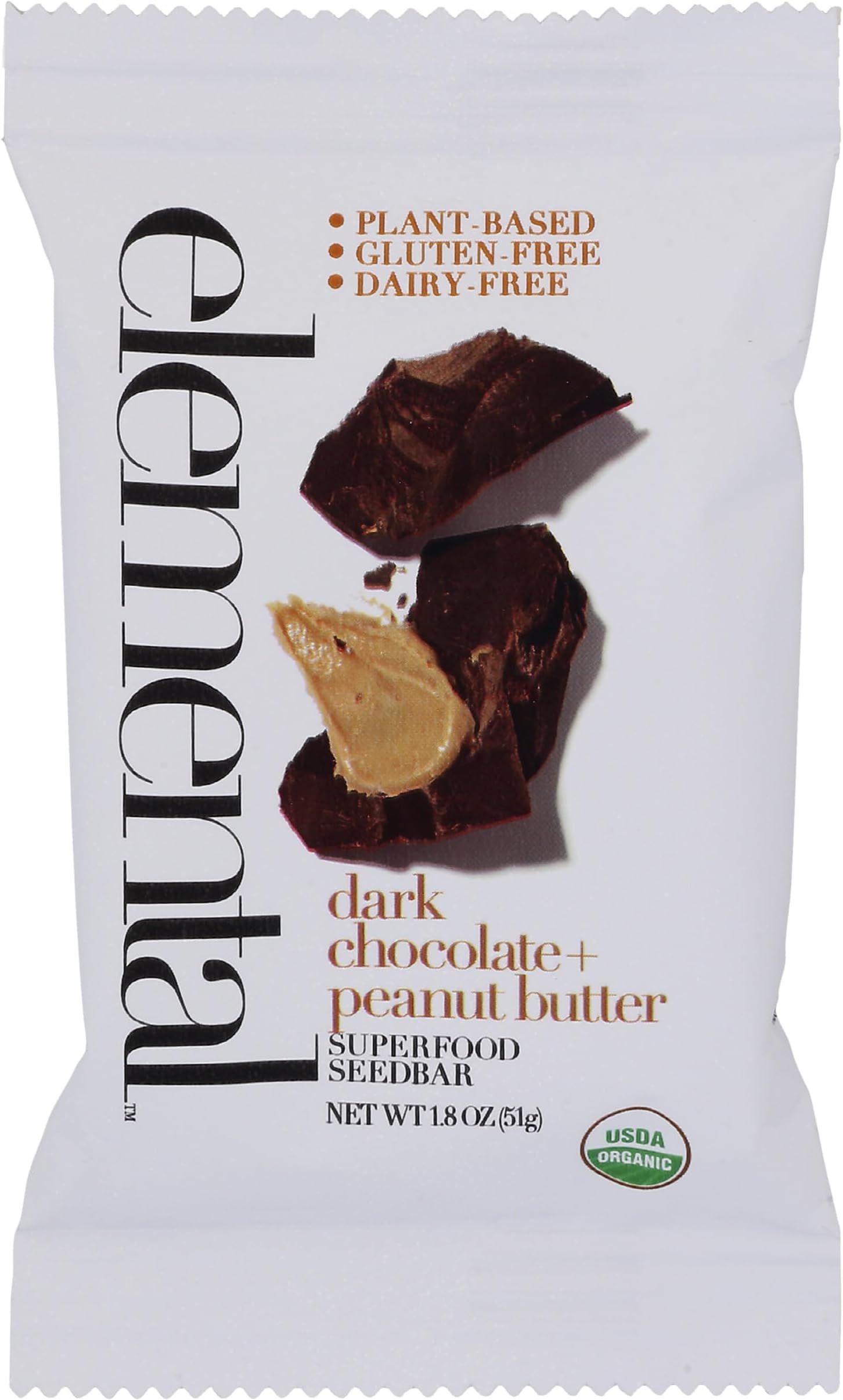 Amazon.com: Elemental Superfood Seedbar, Dark Chocolate + Peanut Butter ...