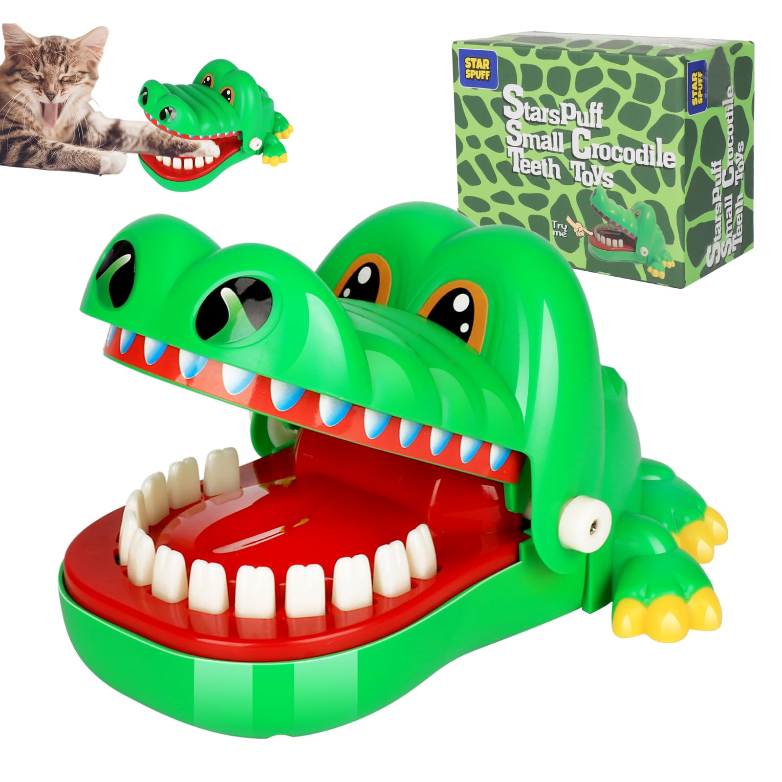 Snapklik.com : Starspuff Small Crocodile Teeth Toys Game For Kids
