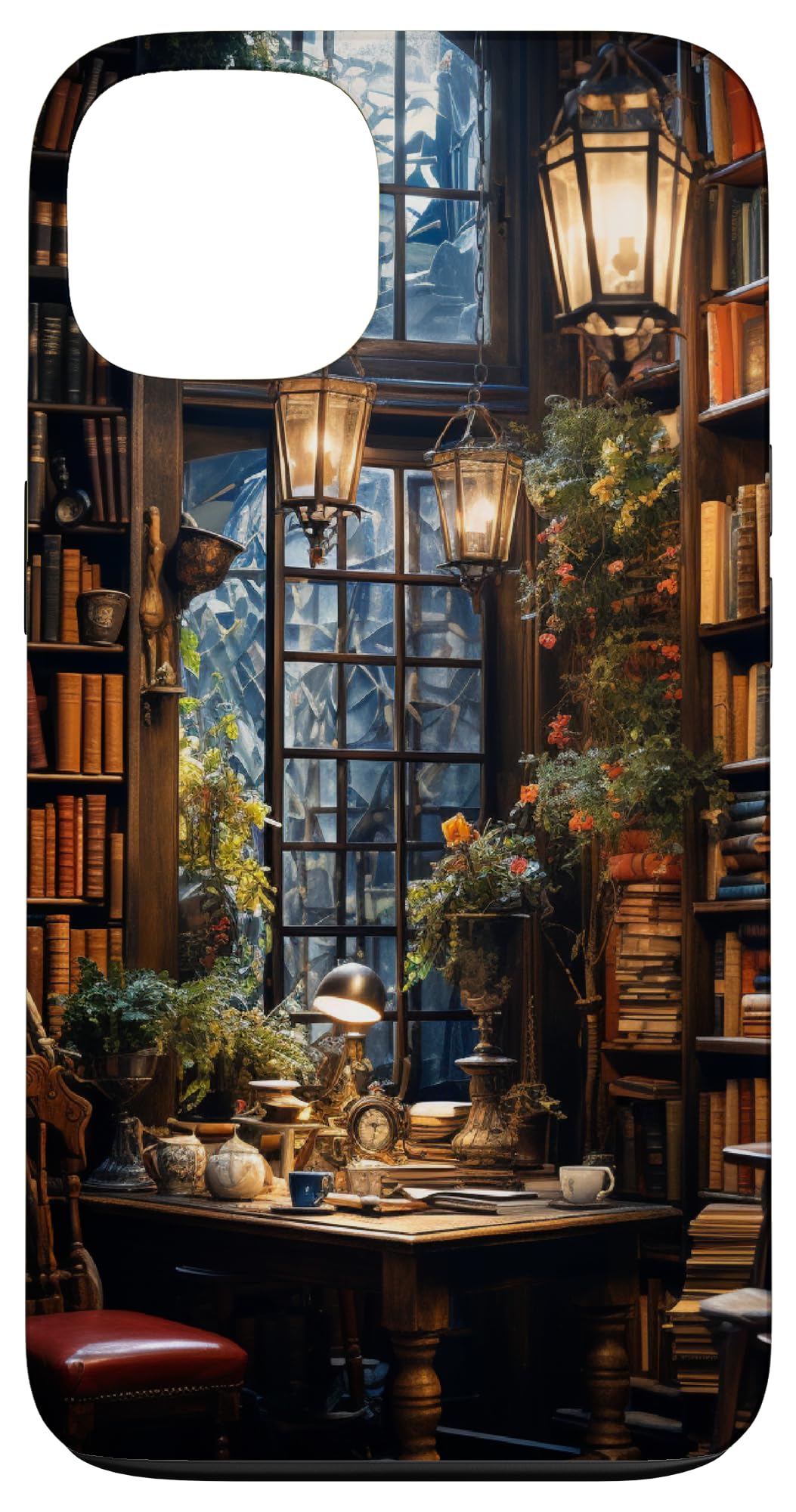 Amazon.com: iPhone 13 Books and Coffee Vintage Library Case : Cell ...