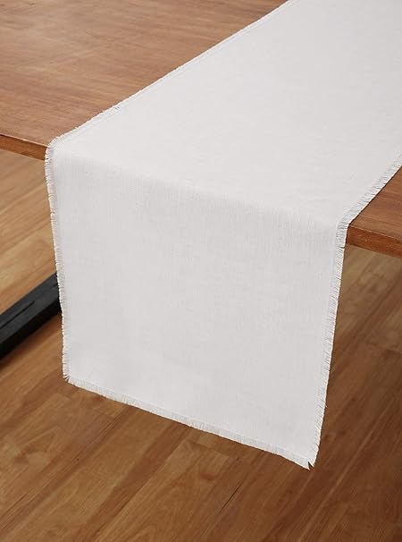 Amazon.com: Solino Home Linen Table Runner 14 x 108 Inch – 100% Pure ...