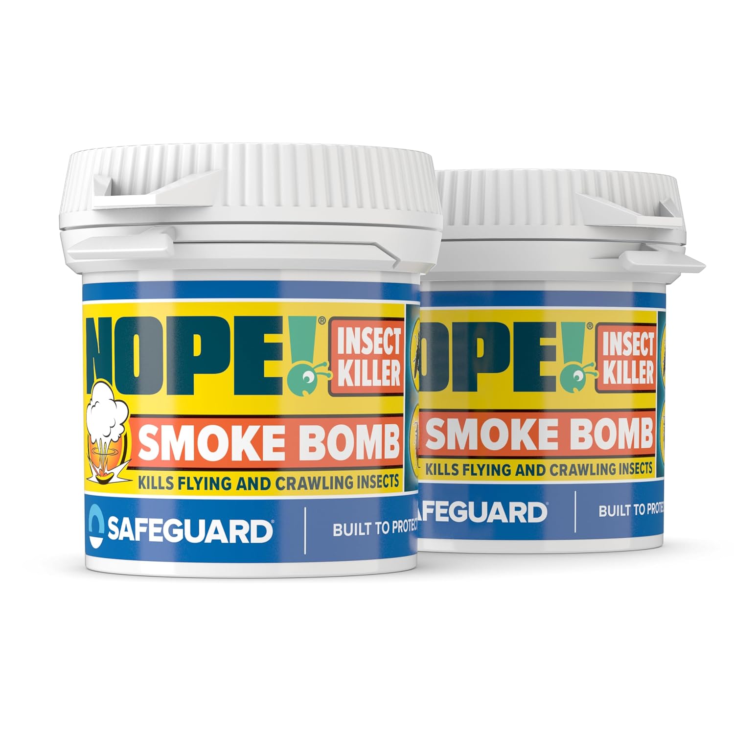 NOPE! Flea Smoke Bombs for The Home (14g x 2) | 6x8m Coverage | Non ...