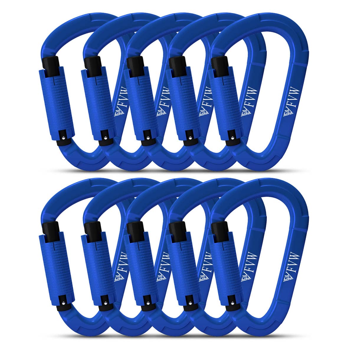 Amazon.com : FVW Heavy Duty Climbing Carabiners, 25KN UIAA Certified ...