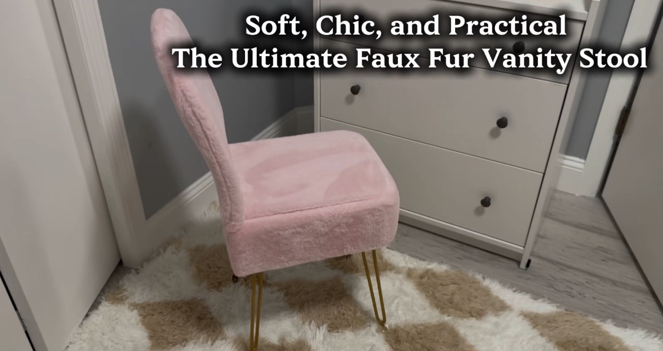 Watch A Cute, Stylish and Functional Vanity Stool Every Teen Will Love ...