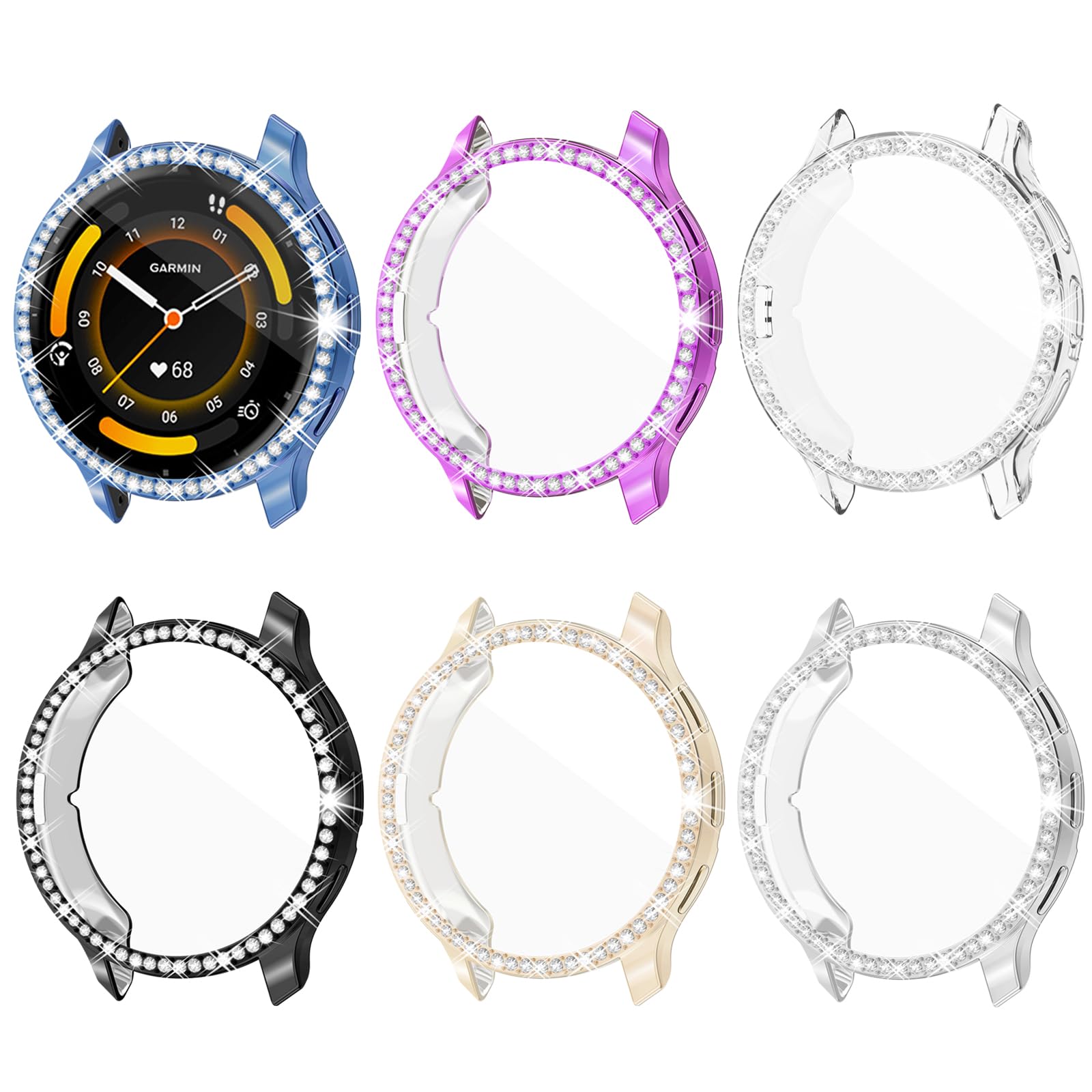 Amazon.com: 6 Pack Watch Screen Protector for Garmin Venu3S 41mm ...