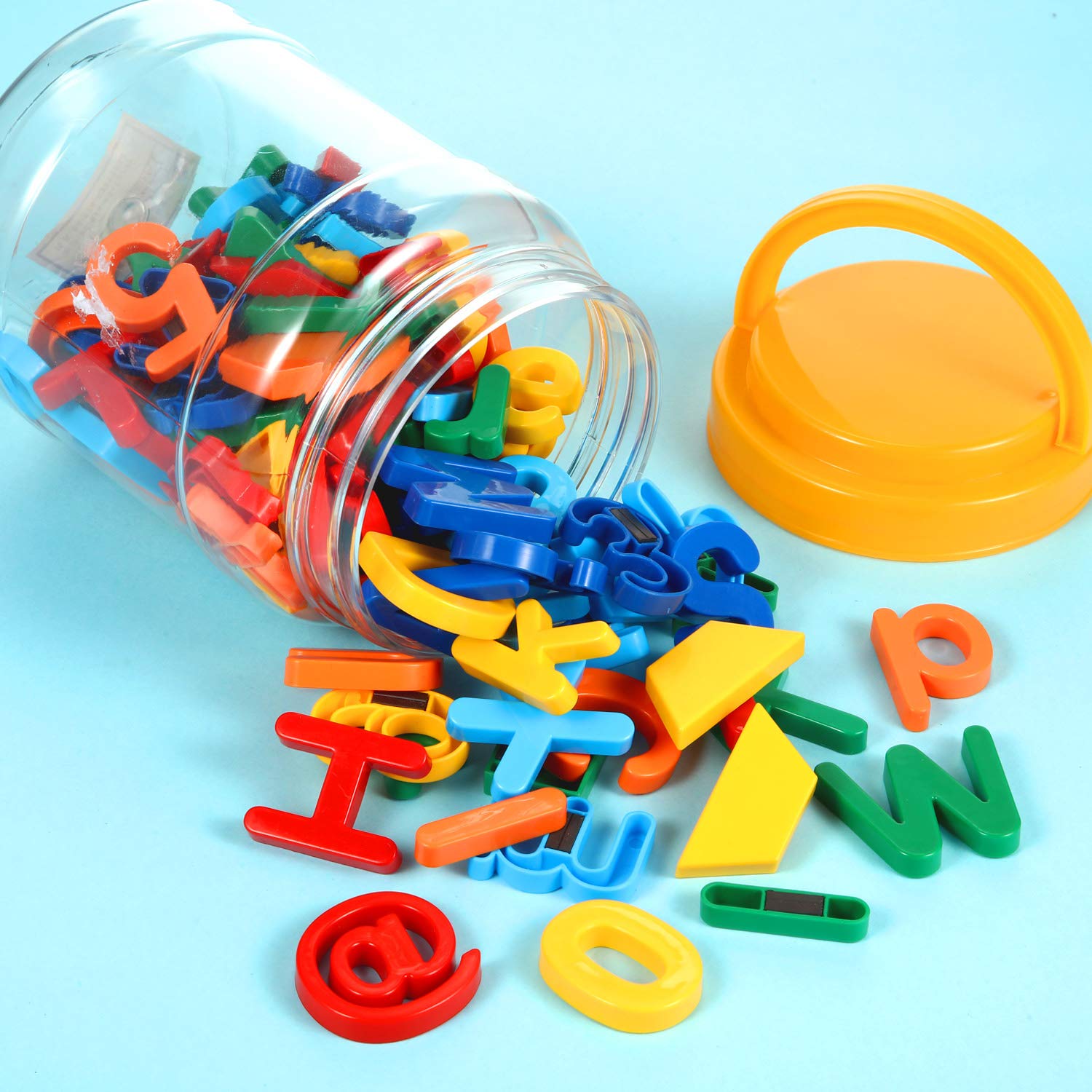 Buy 137 Pieces Magnetic Letters Numbers Alphabet Fridge Magnets and ...