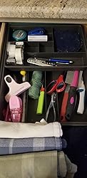 Amazon.com: Madesmart 23-Compartment Original Junk Drawer Organizer ...