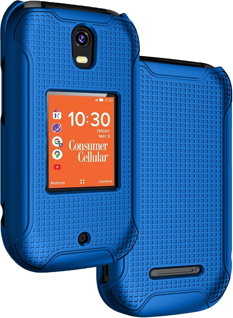 Amazon.com: Nakedcellphone Case for Consumer Cellular Iris Flip Phone ...