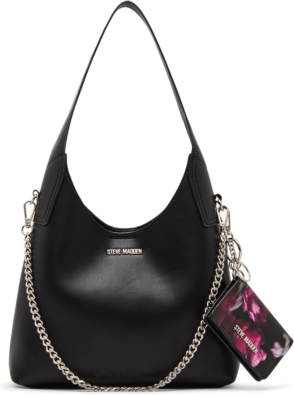 Amazon.com: Steve Madden ENNY Hobo con bolsa, color negro : Ropa ...