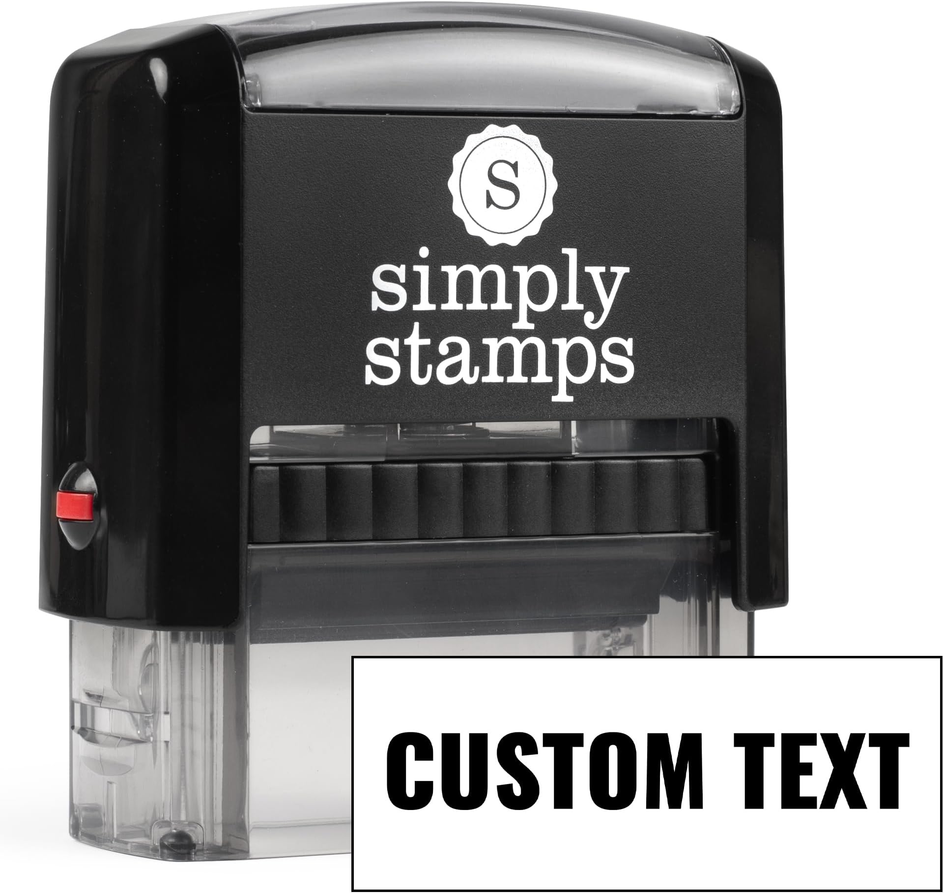 Amazon.com : Custom One Line Stamp - Self Inking - Long and Narrow ...