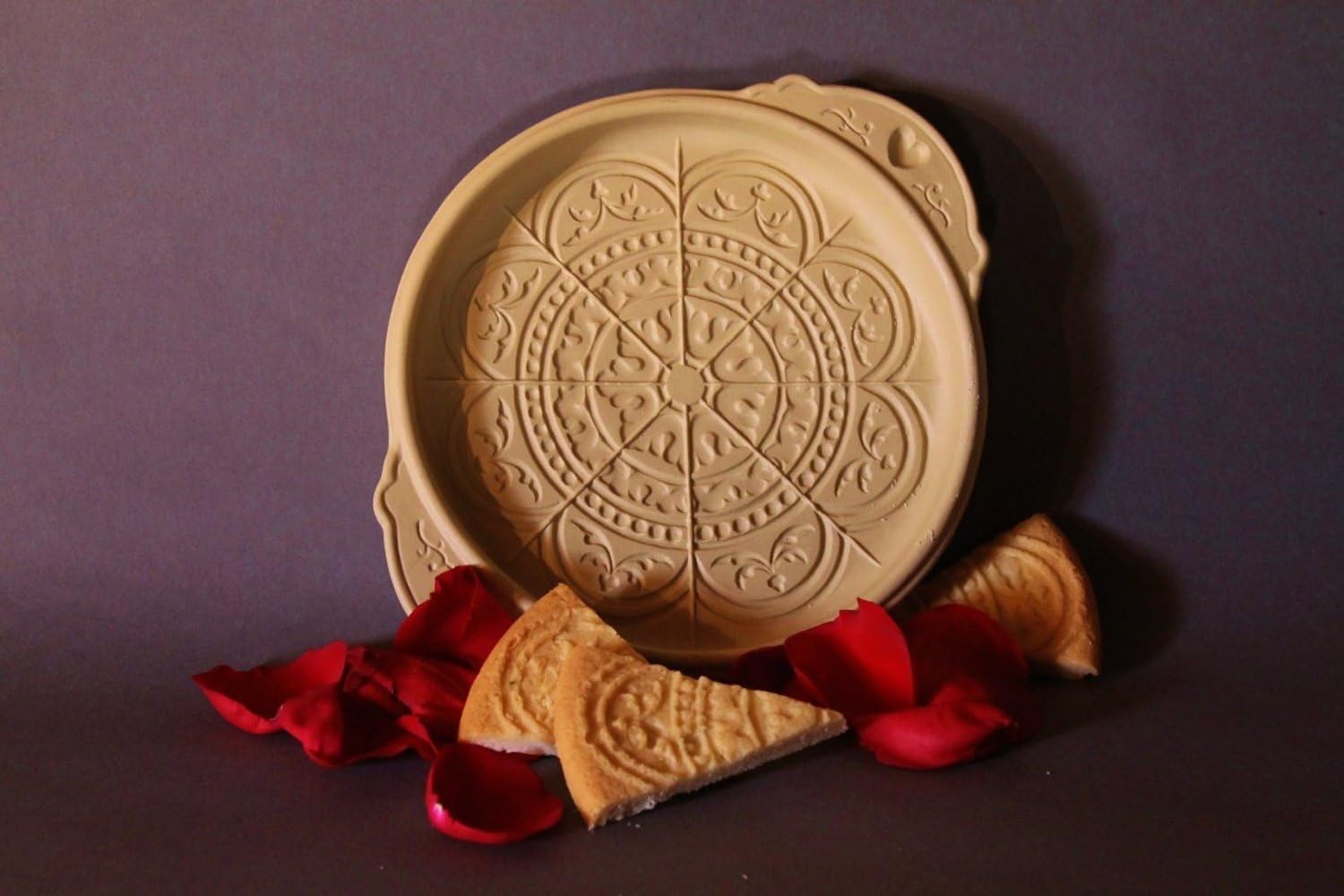 Amazon.com: Brown Bag Rose Window Shortbread Cookie Pan: Home & Kitchen