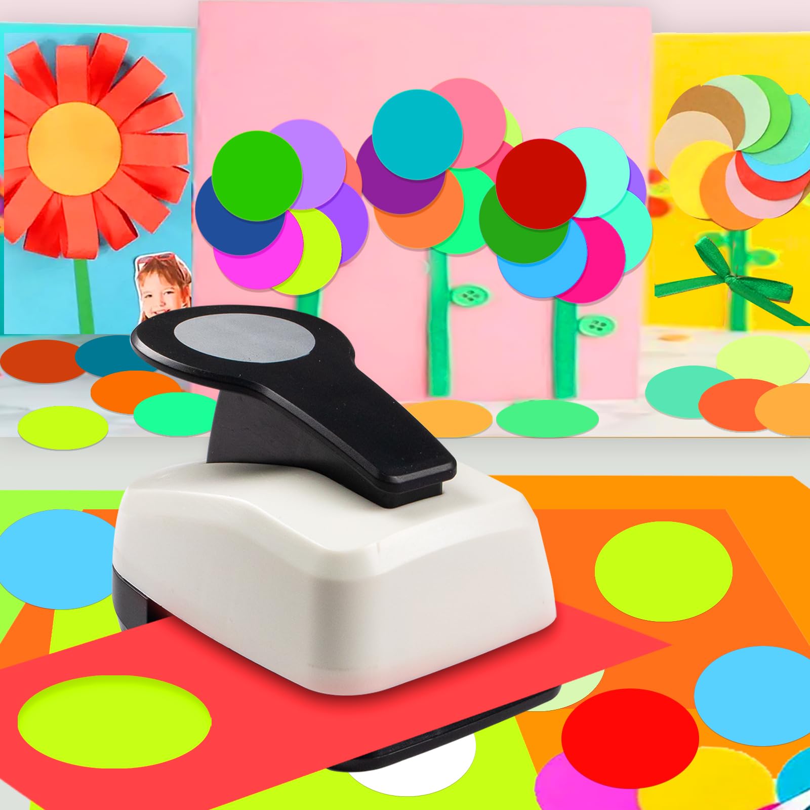 Snapklik.com : Circle Punch 2 Inch, Circle Paper Punch, Hole Puncher ...