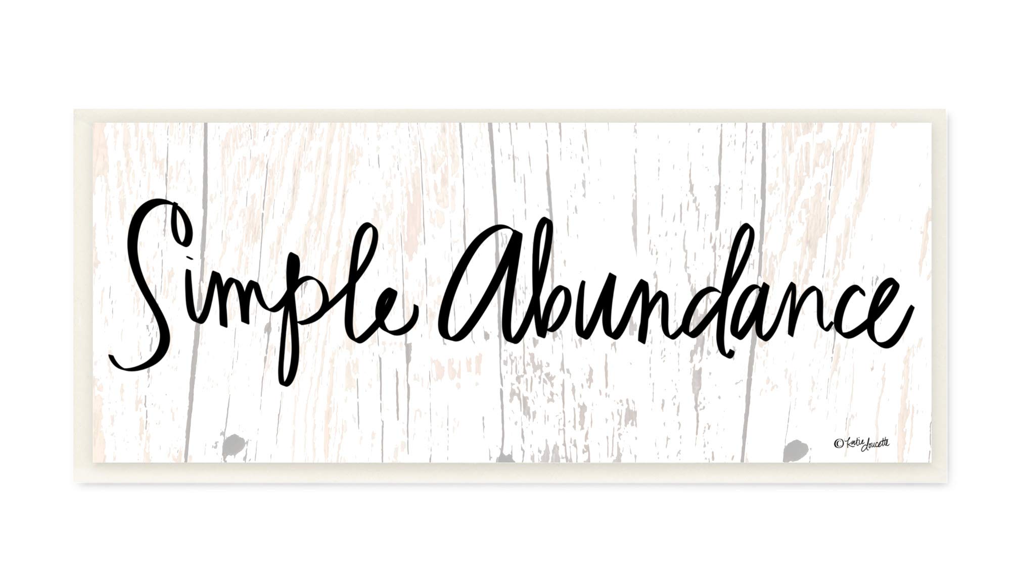 Simple Abundance Plaques
