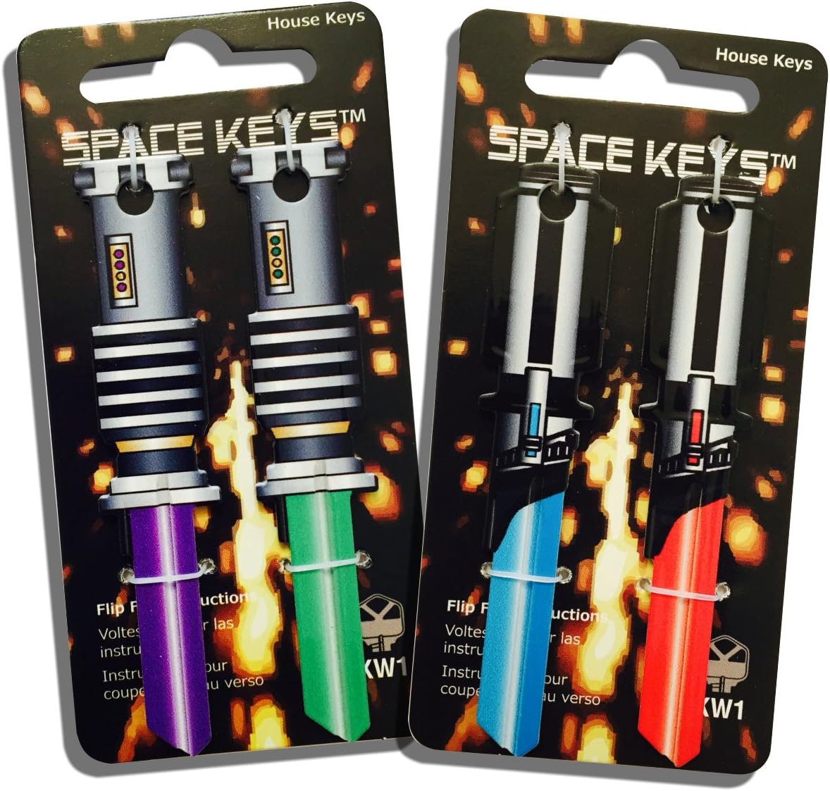 Set of 4 Saber Shaped Space Keys (7 Millimeters, KW1/KW11) : Amazon.ca ...