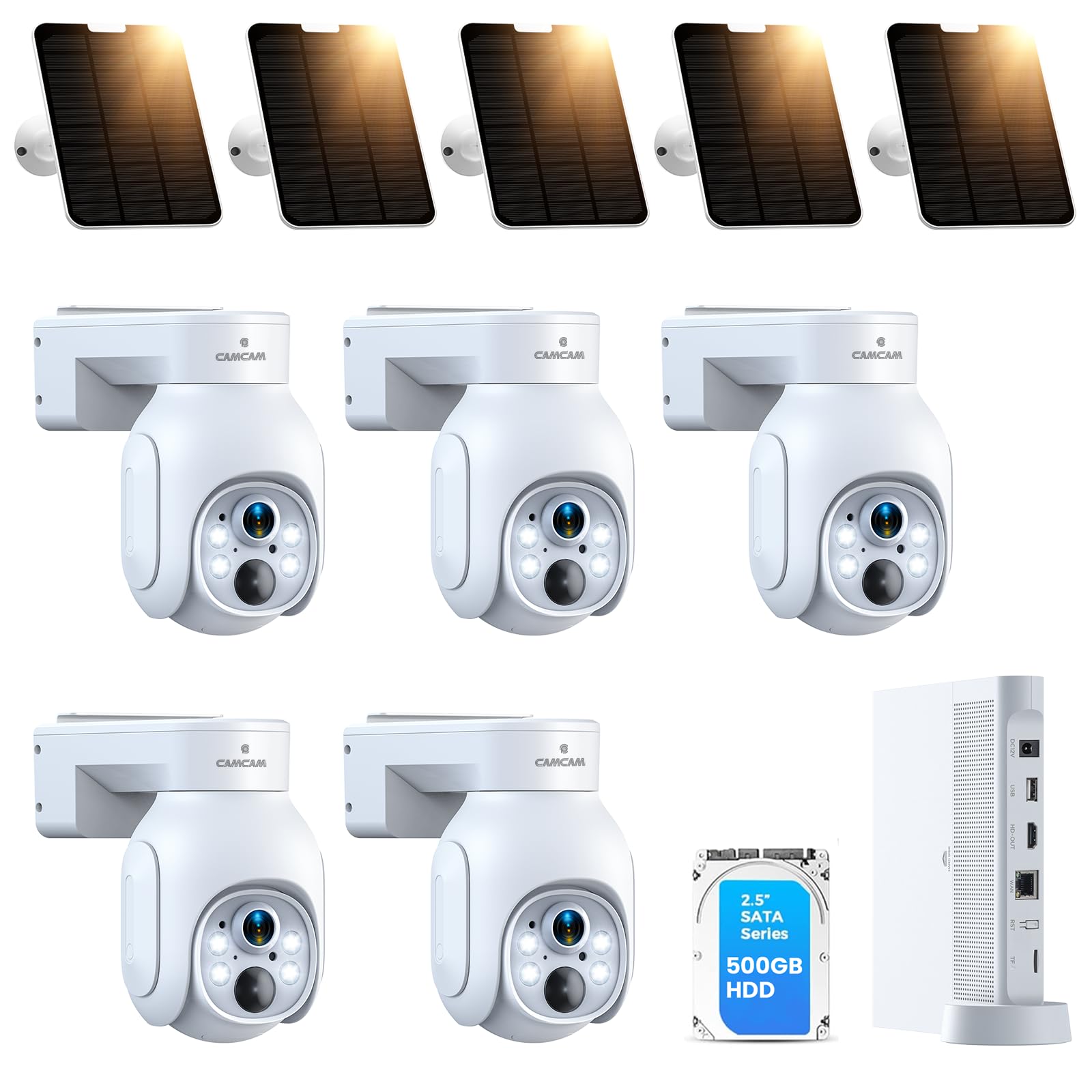 Amazon.com : CAMCAMP Wireless Security Cameras System Outdoor Indoor ...