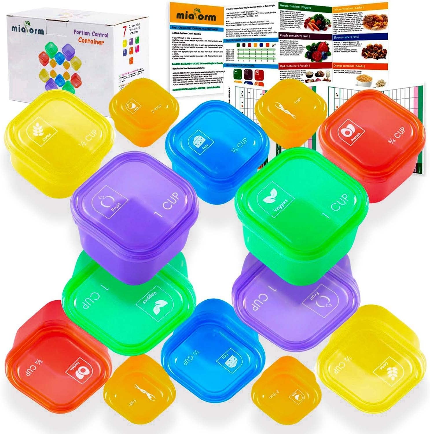 Amazon.com: Beachbody 21 Day Fix 7-Piece Kit: Color-Coded Portion ...