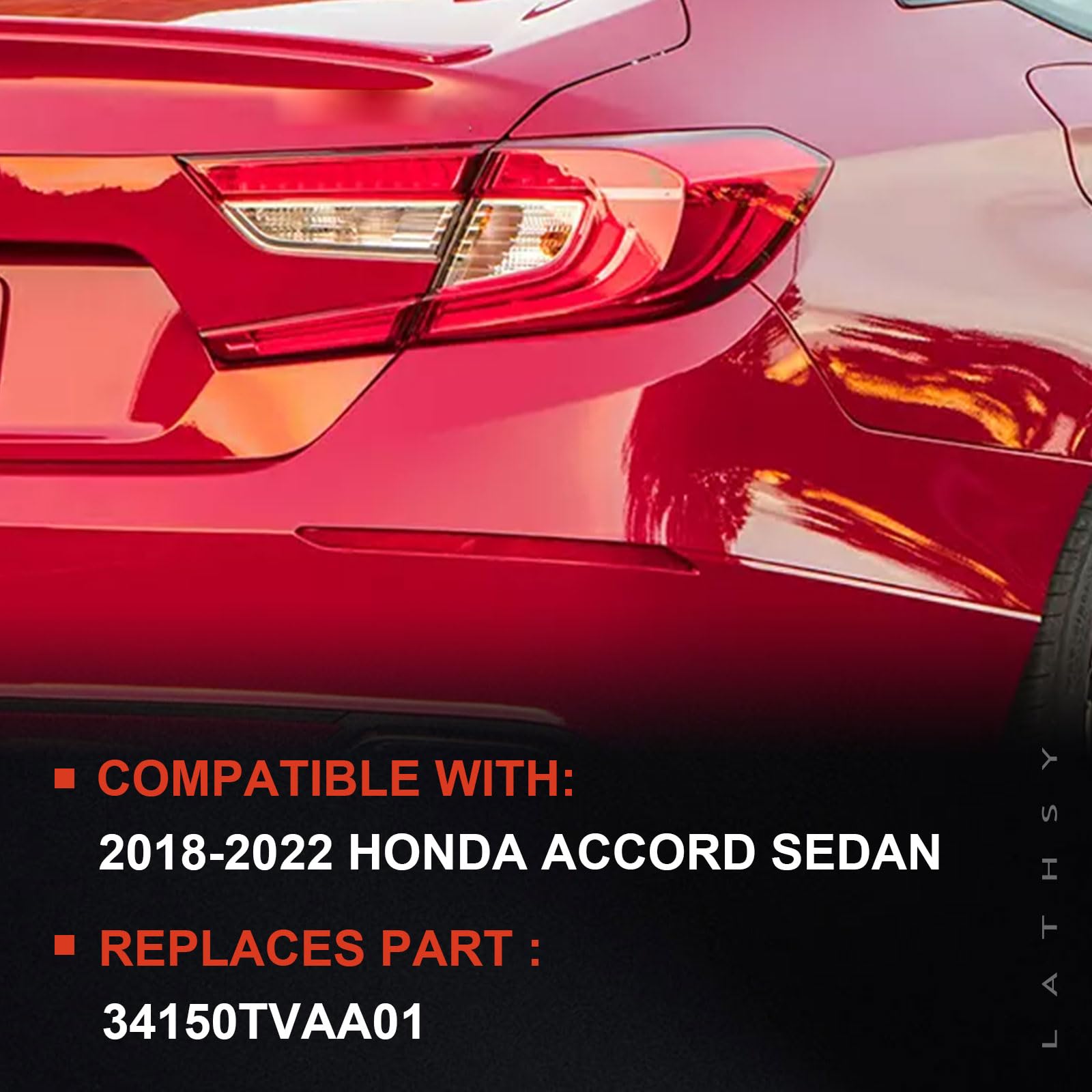 Tail Light Compatible With 2018-2022 Honda Accord Sedan Inner Right ...