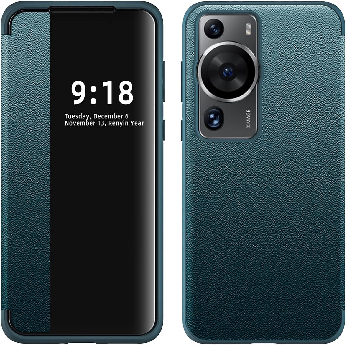 Amazon.com: Phone Protective Flip Case Compatible with Huawei P60 Pro ...