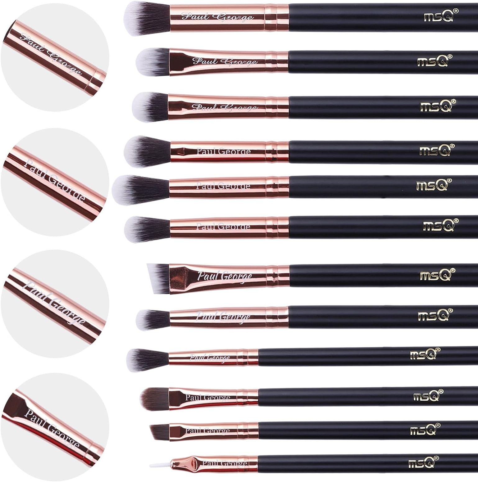 Amazon.com: MSQ Custom Eye Makeup Brushes Personalized Makeup Brushes ...