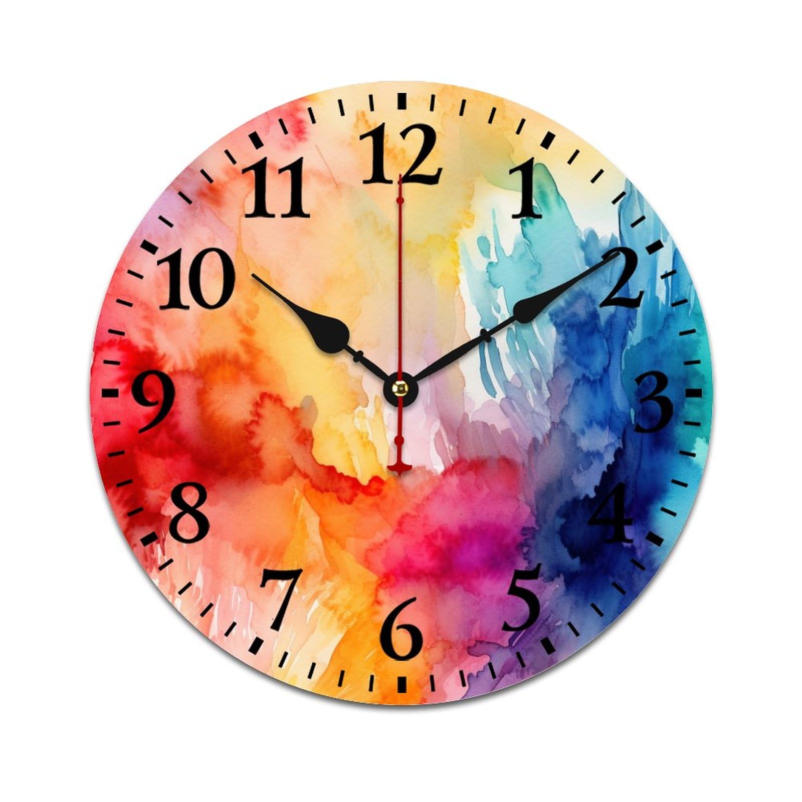 Watercolour Clock