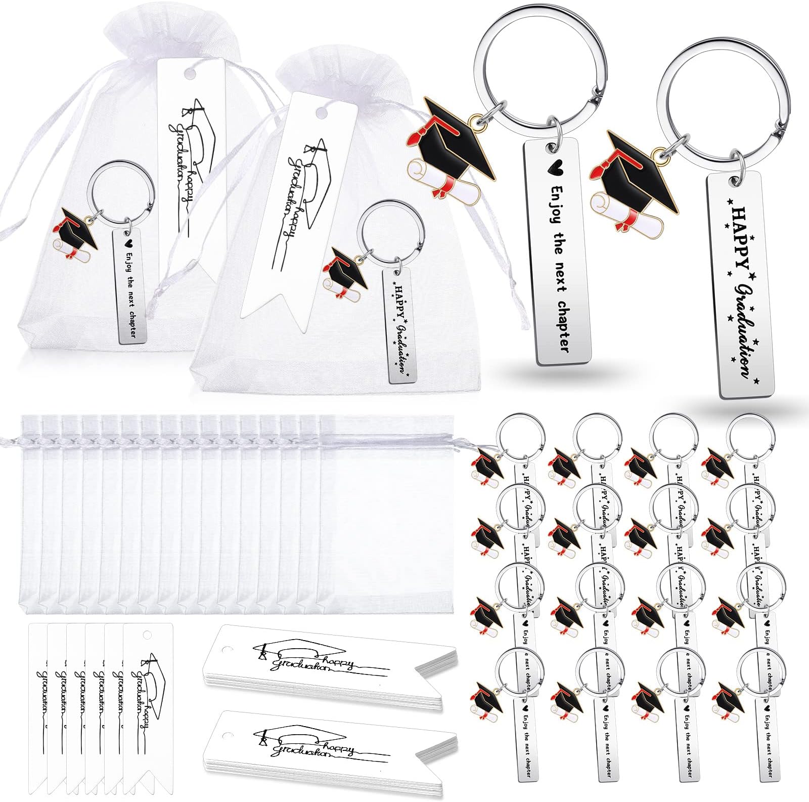 Amazon.com: Maxcheck 50 Sets Graduation Party Favors Graduation ...