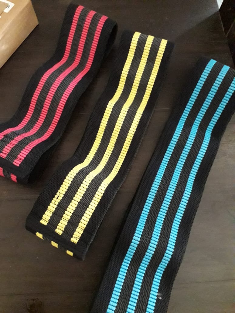 AmazonBasics Exercise Hip Band, Set of 3,Pink : Amazon.in: Sports ...