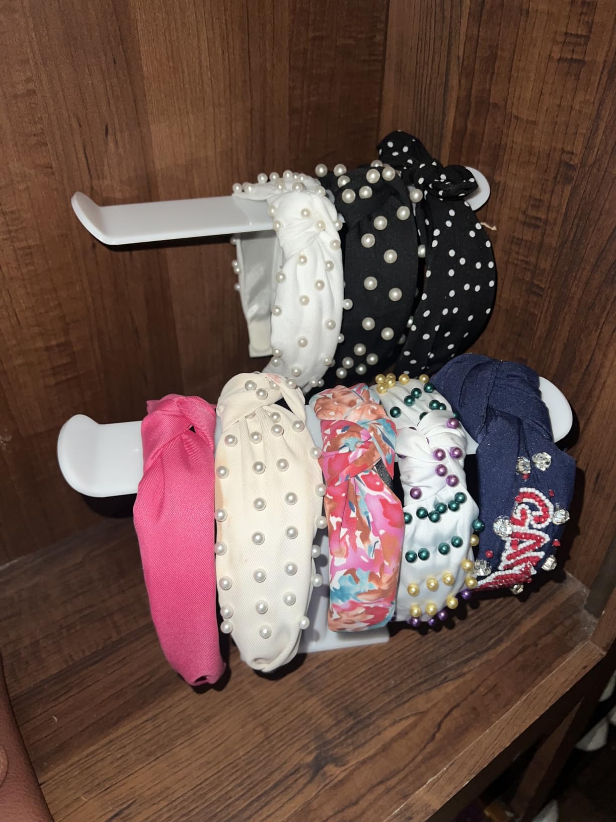 Amazon.com: Bigfety Headband Holder, Acrylic Headband Organizer Stand ...