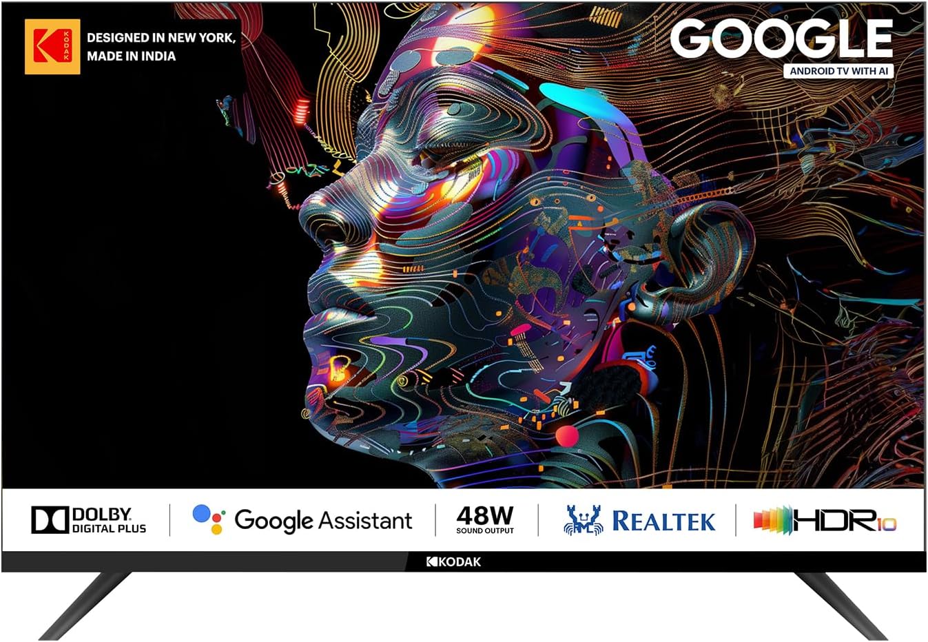 Onida 80 cm (32 inch) HD Ready Smart Google LED TV 32HAG1 (Black ...