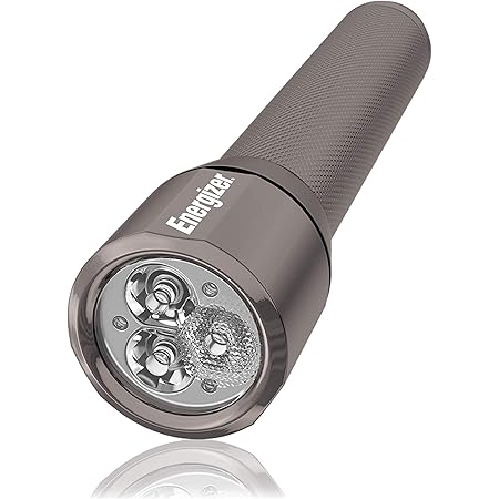 Energizer Rechargeable LED Flashlight X1000, Hybrid Power Capability ...