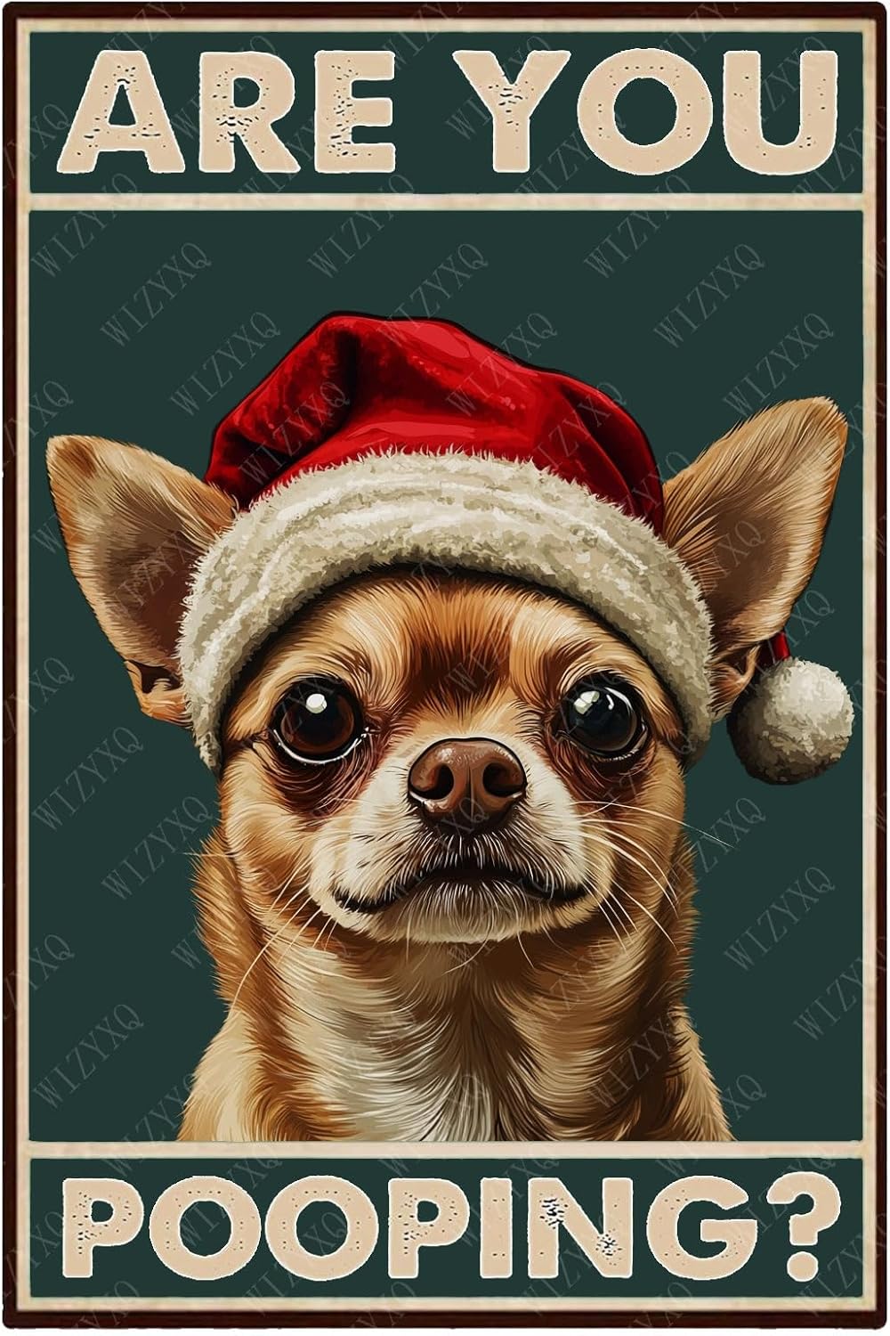 Amazon.com: Are You Pooping Chihuahua Funny Christmas for Living Room ...
