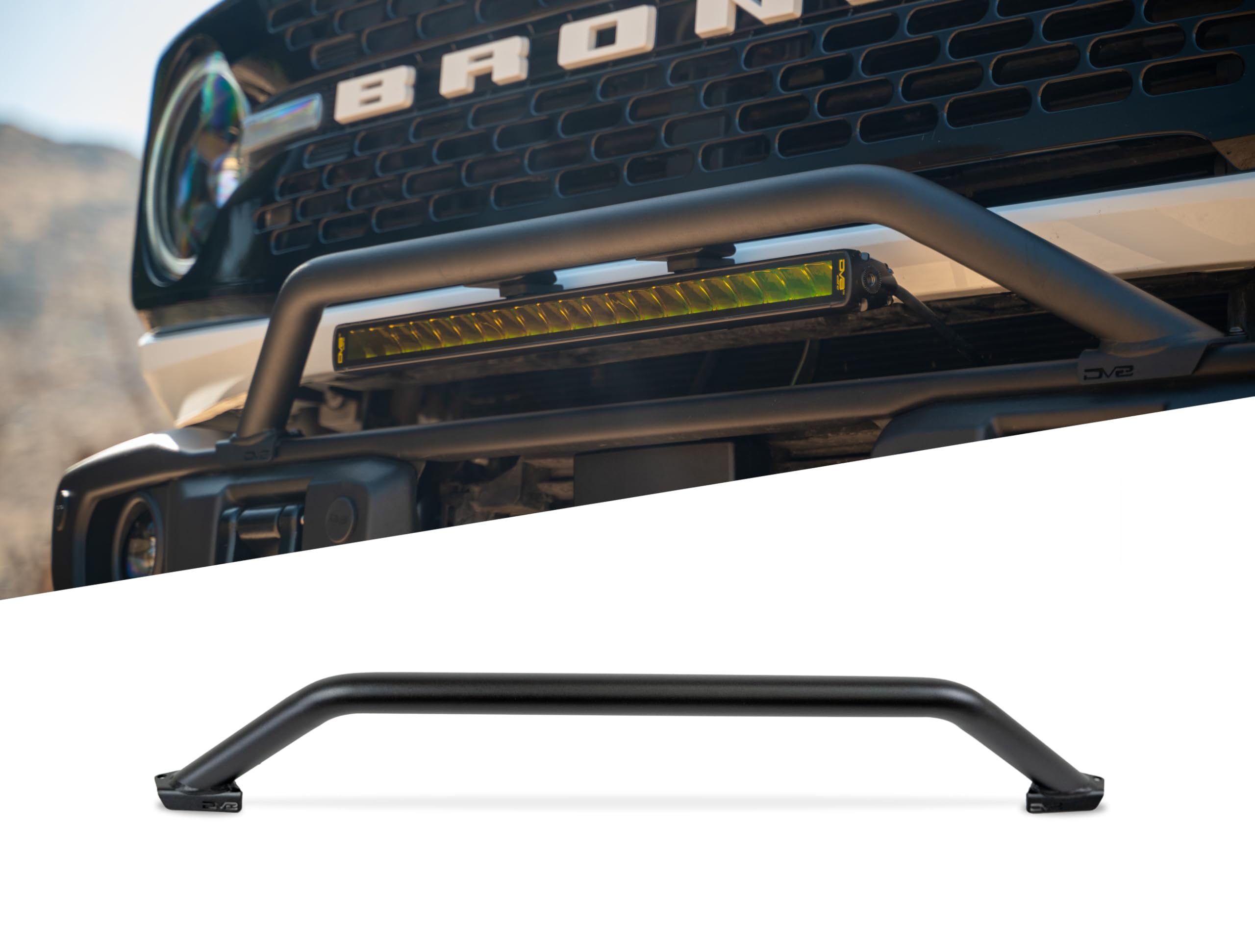 Amazon.com: DV8 Offroad Capable Bull Bar for 2021-2024 Ford Bronco ...