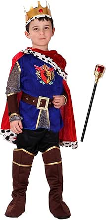 Amazon.com: Boy Medieval Noble King Lord PrinceHalloween Costume ...