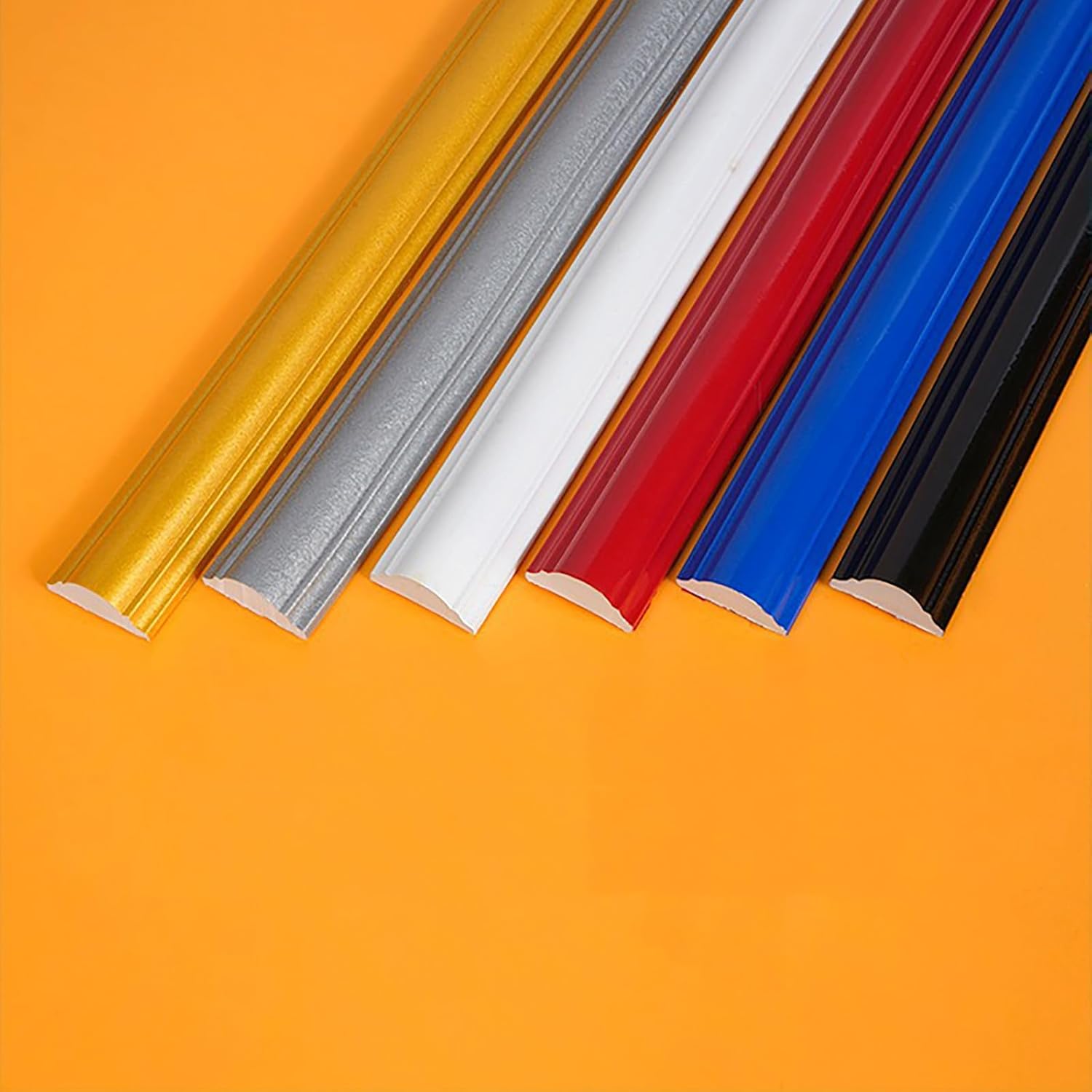 5M(16.4FT) PVC Wall Molding Trim Self-Adhesive,Flexible Edging Trim ...
