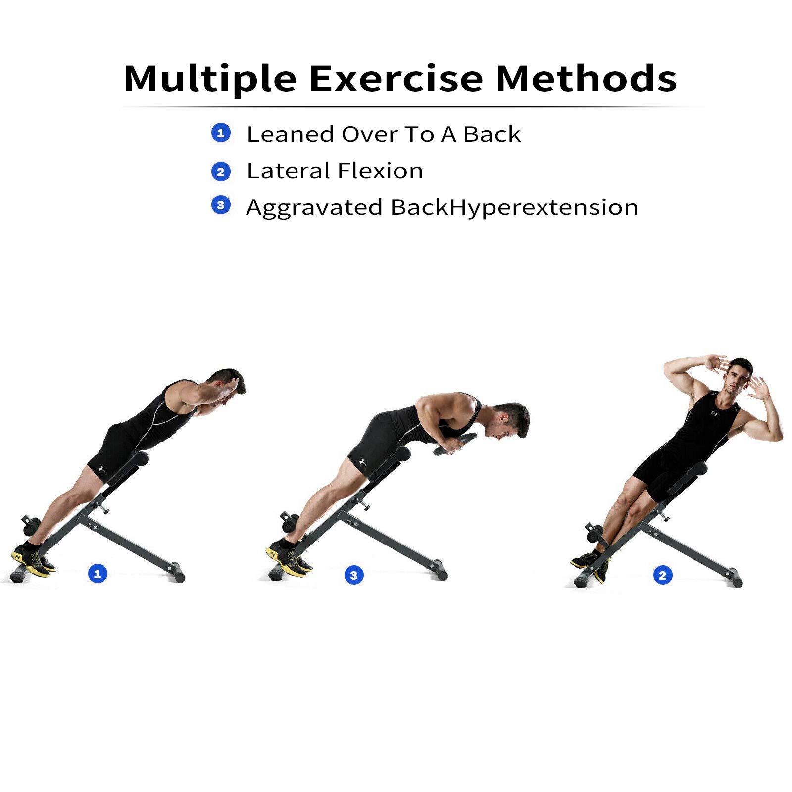 Snapklik.com : Roman Chair Hyperextension Bench - 40 Degree 5 Levels ...