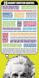 Albert Einstein 20 Quotes Inspirational Motivational Quote Classroom ...