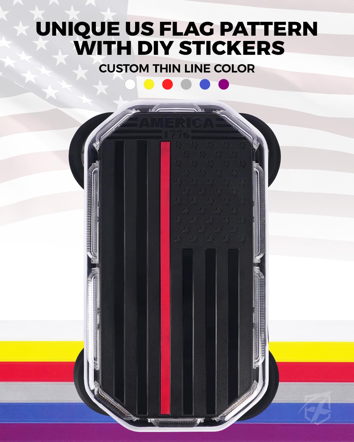 Snapklik.com : Blue LED Rooftop Strobe Beacon Police Lights,Advanced ...