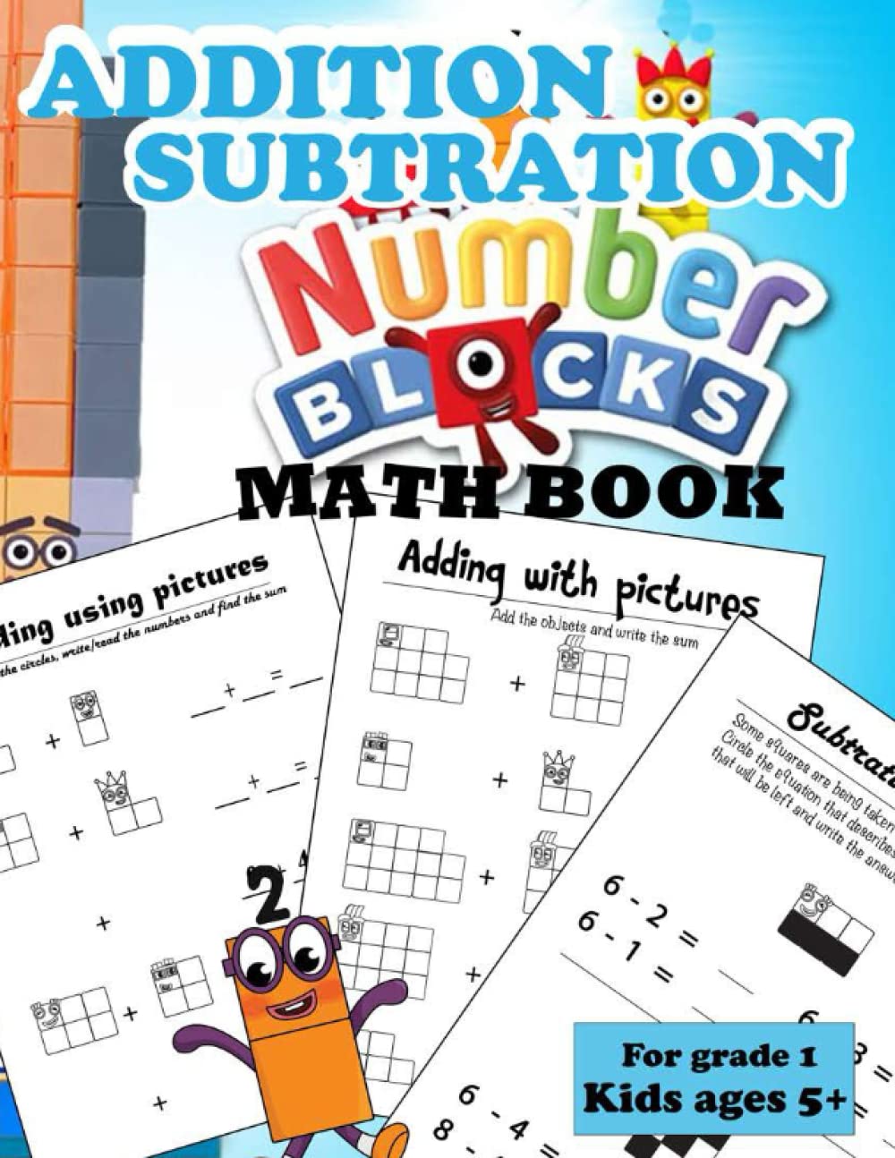 Buy Numberblocks Addition & Subtration Math Book: Numberblocks Activity ...