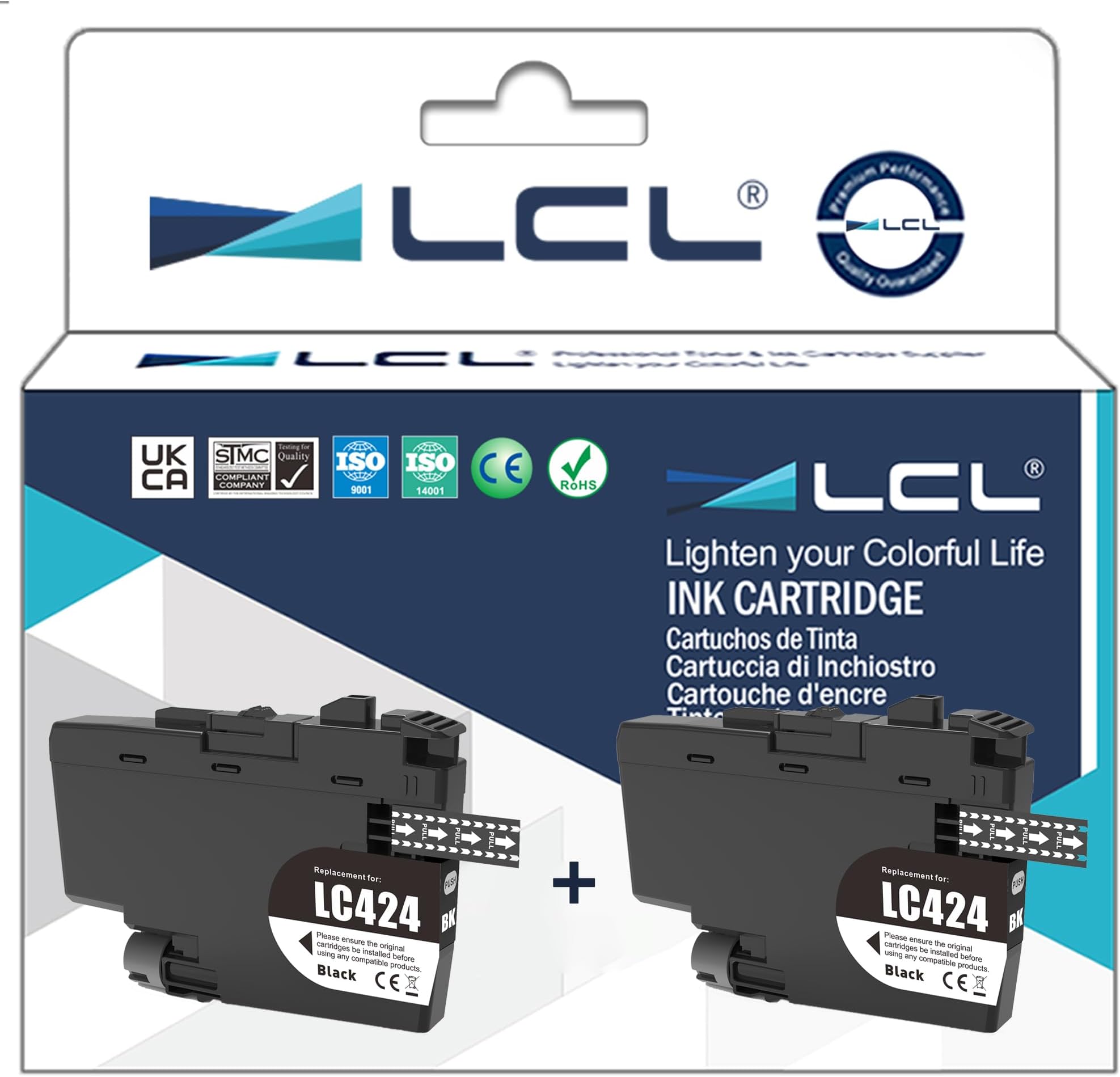 LC424 LC 424 LC-424 Patronen Multipack Kompatible für Brother LC424 LC ...