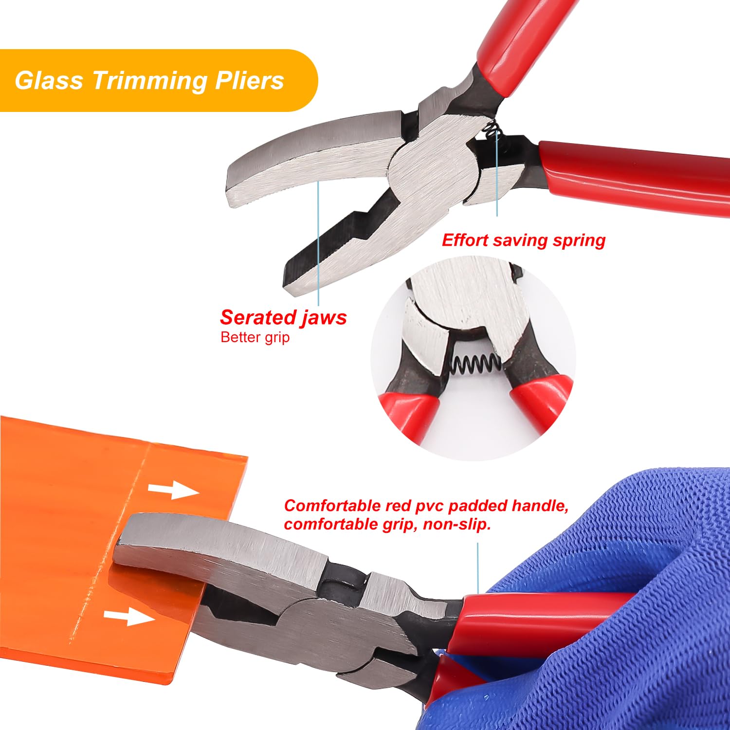 Snapklik.com : Weideer Heavy Duty Mosaic Wheeled Glass Nipper Kits ...