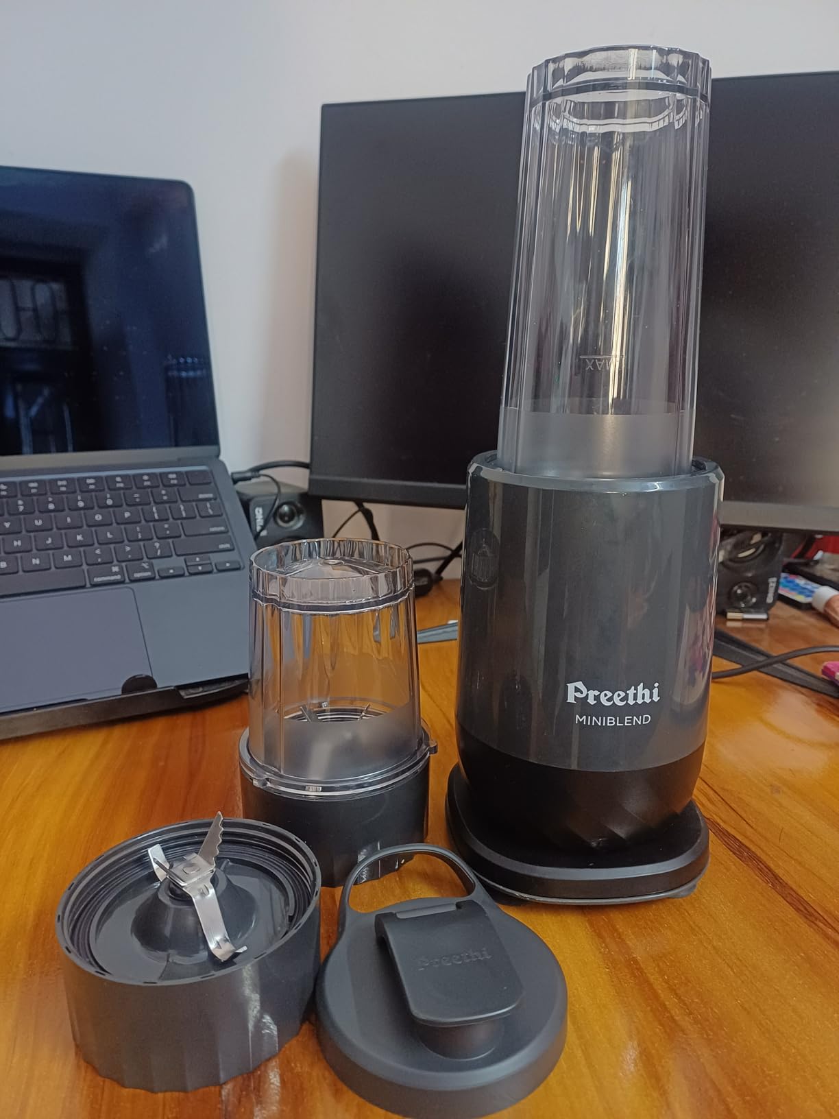 Buy Preethi MiniBlend Compact Food and Juice Blender for Lump Free ...